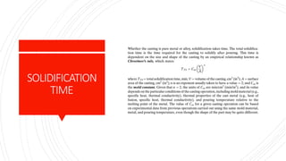 Manufacturing Technology_ Casting of Materials | PPT