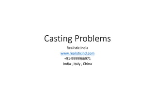 Casting problems | PPT