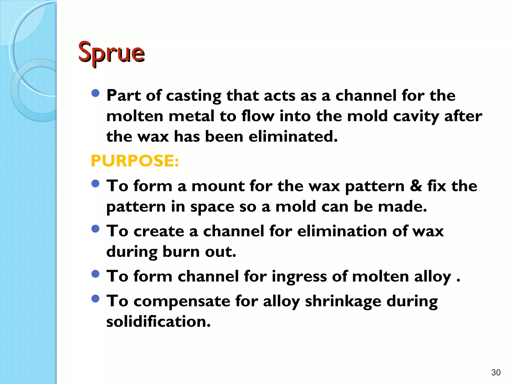 Casting procedures in dentistry | PPT