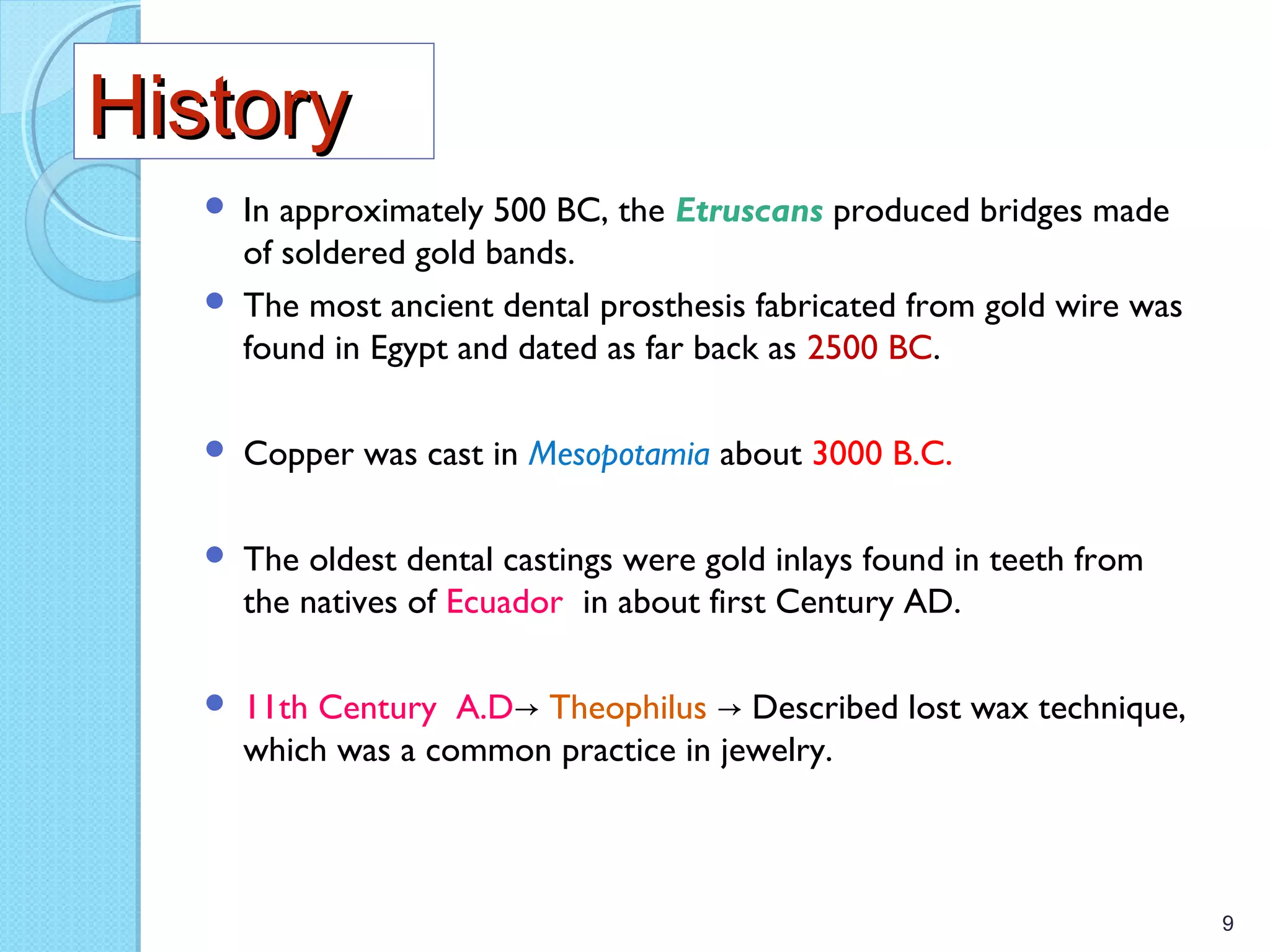Casting procedures in dentistry | PPT