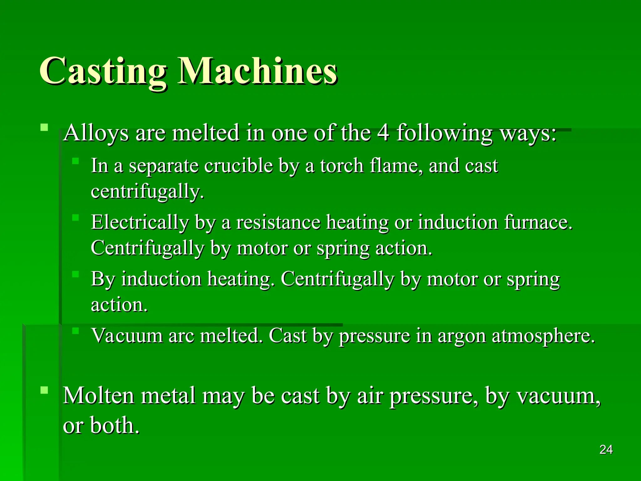 dental CASTING PROCEDURE CASTING PROCEDURE.PPT