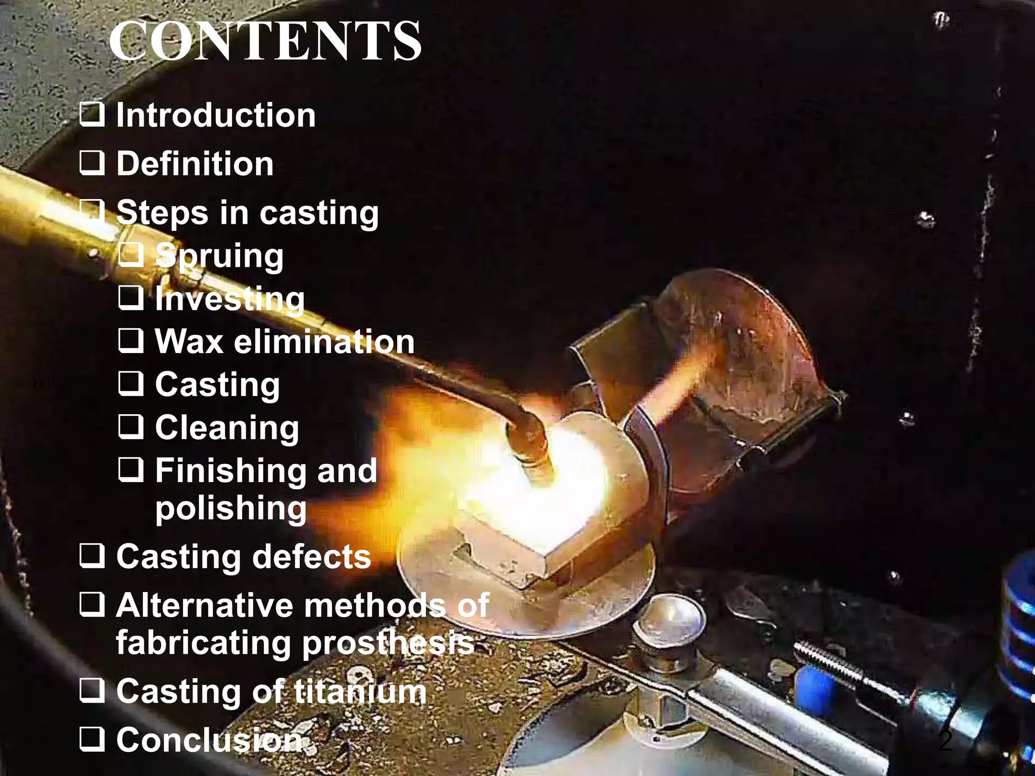 Casting procedure and casting defects | PPTX