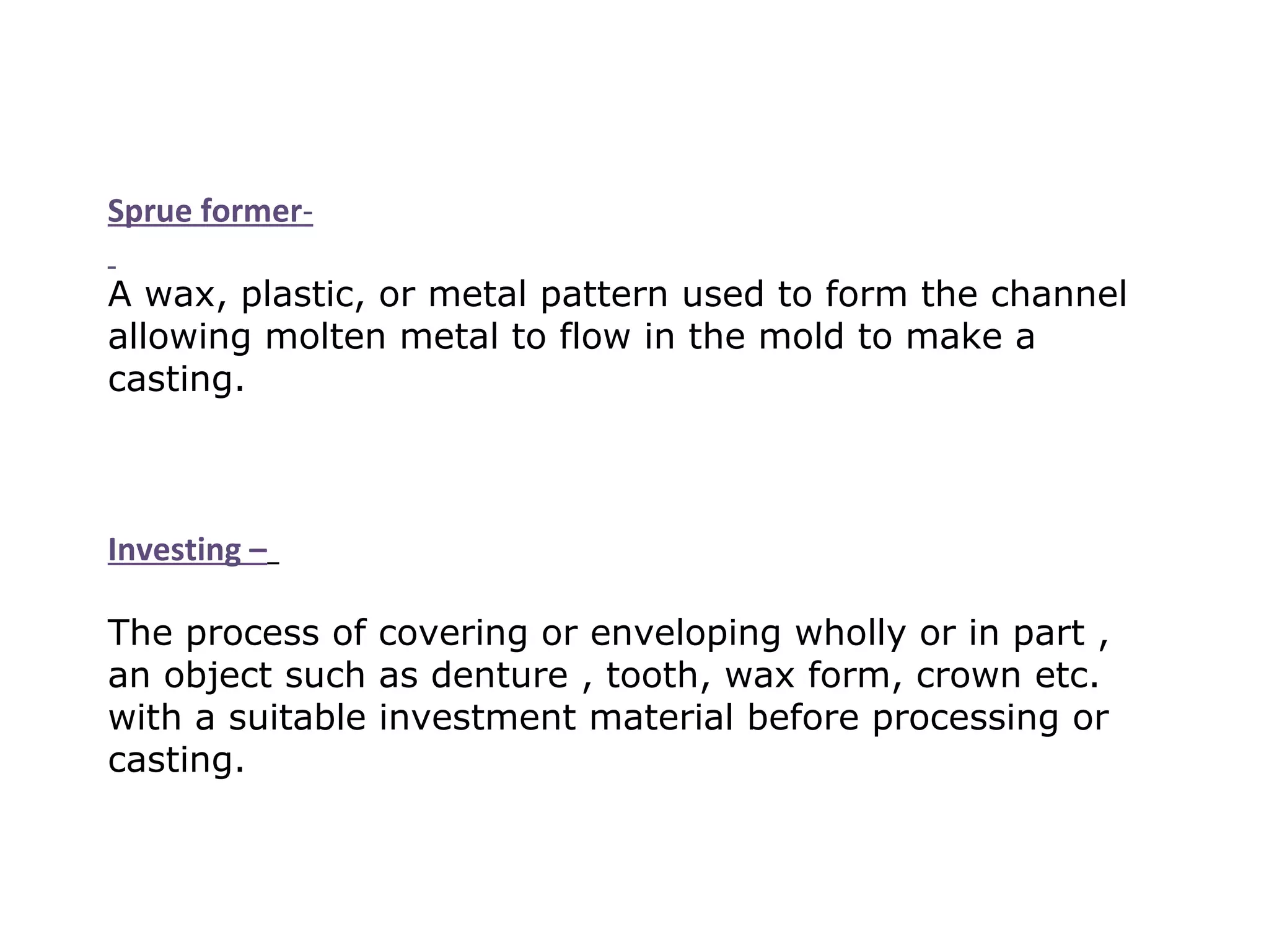 Casting procedure and defects | PPT
