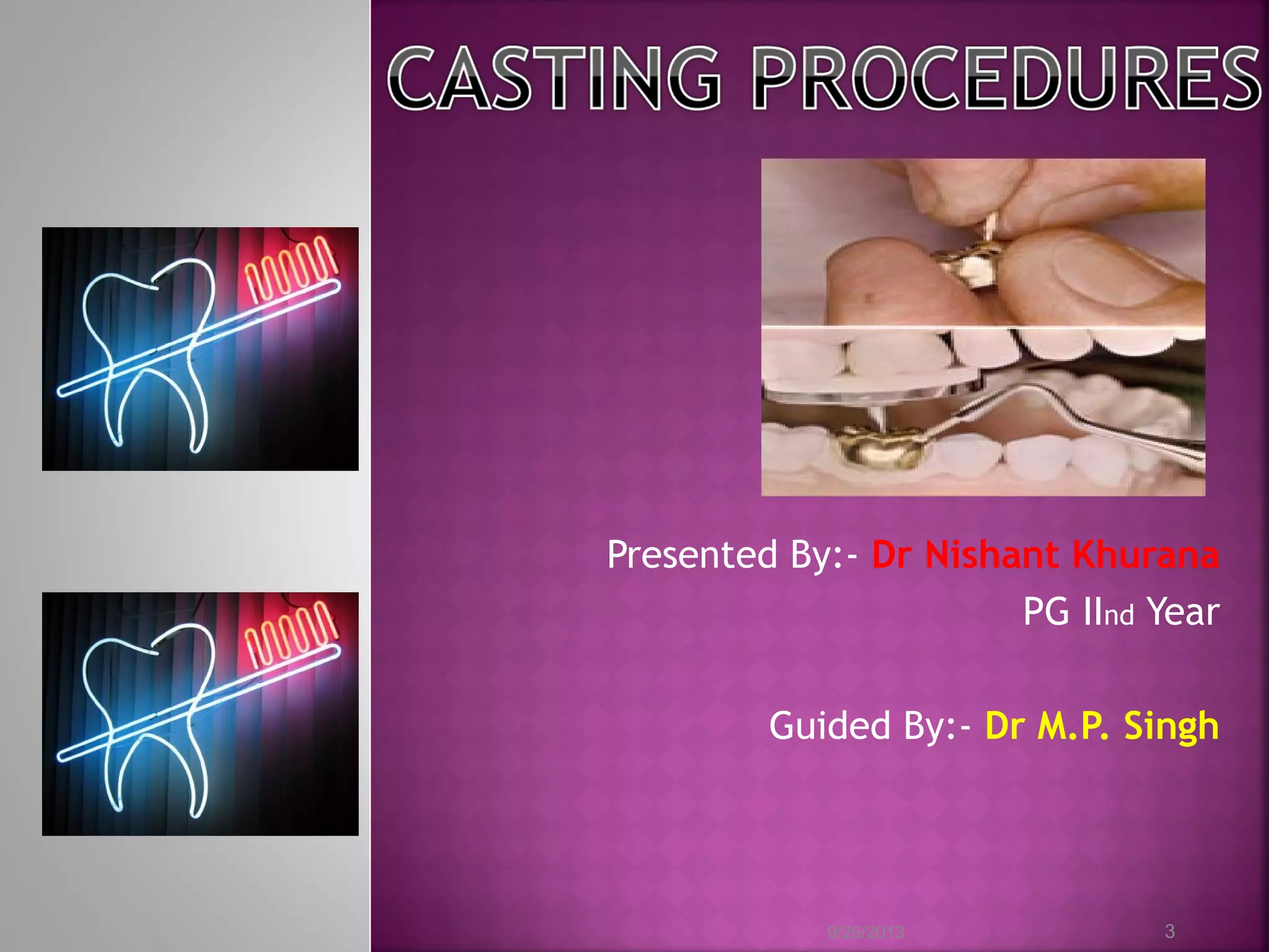 Casting procedures | PPT
