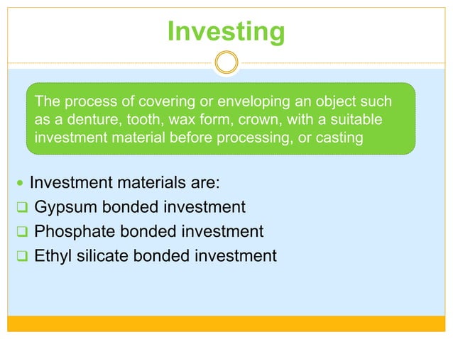 Casting procedures | PPTX