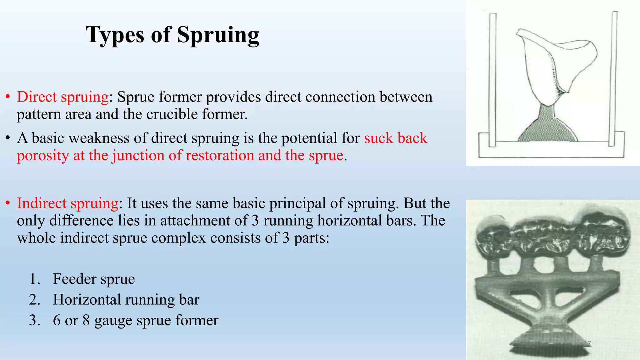 Casting Procedures & Casting Defects in Dentistry | PPTX