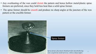 Casting Procedures & Casting Defects in Dentistry | PPTX