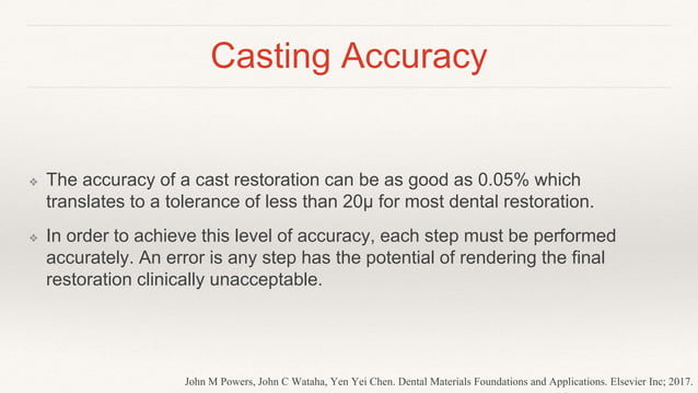Casting Procedures | PPTX