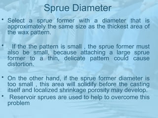 Casting Procedures used in dentistry.pptx