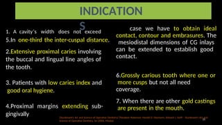cast metal restorations ( inlay & onlay )in dentistry | PPTX
