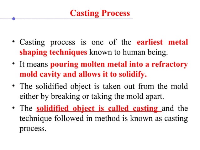 Casting process | PPT