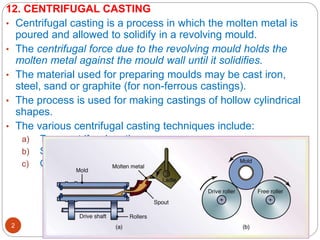 Casting Process and different types of casting defects | PPTX