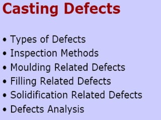 Casting process or Metal Casting Technology | PPT