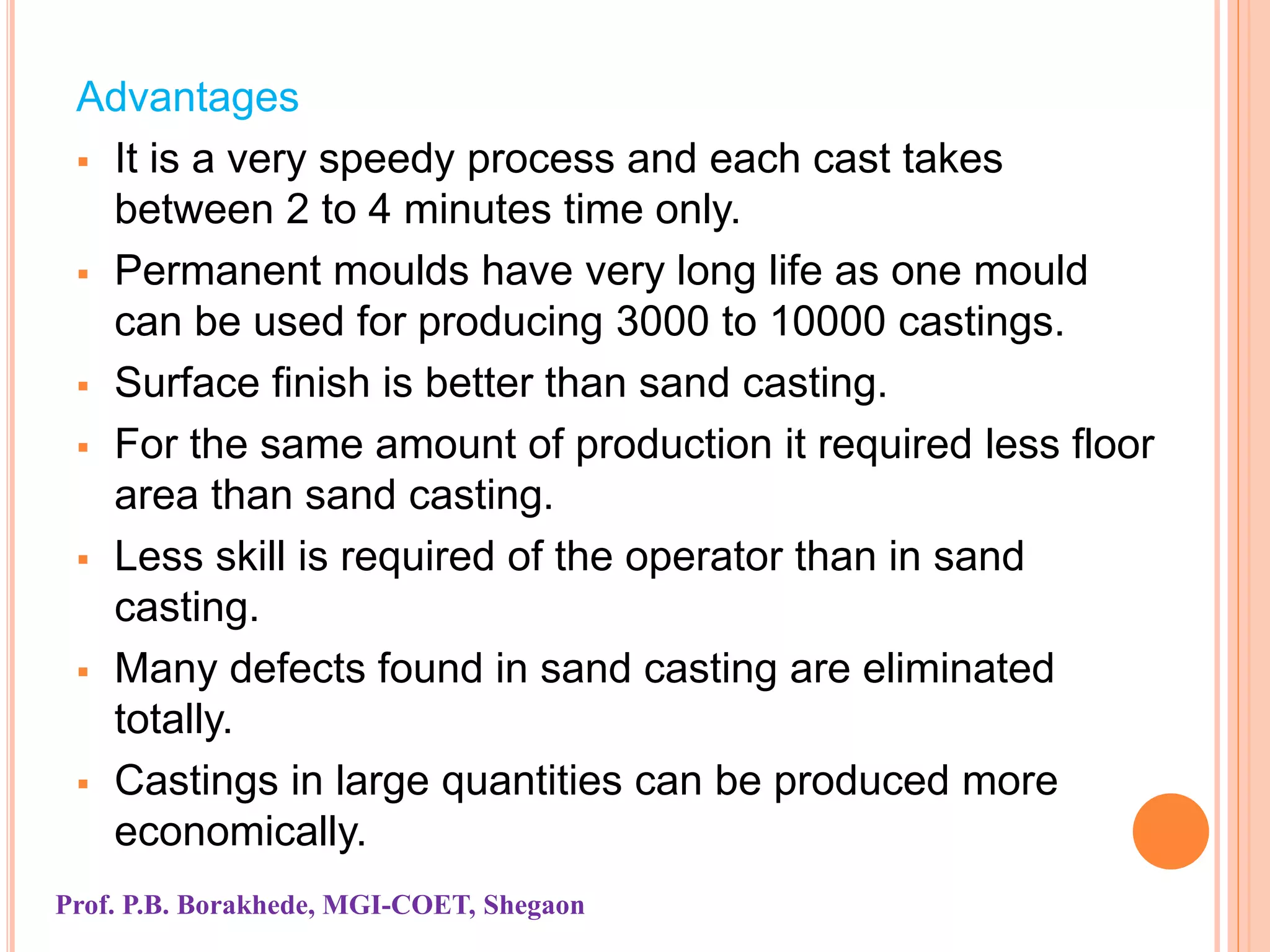 Casting processes and defects | PPSX