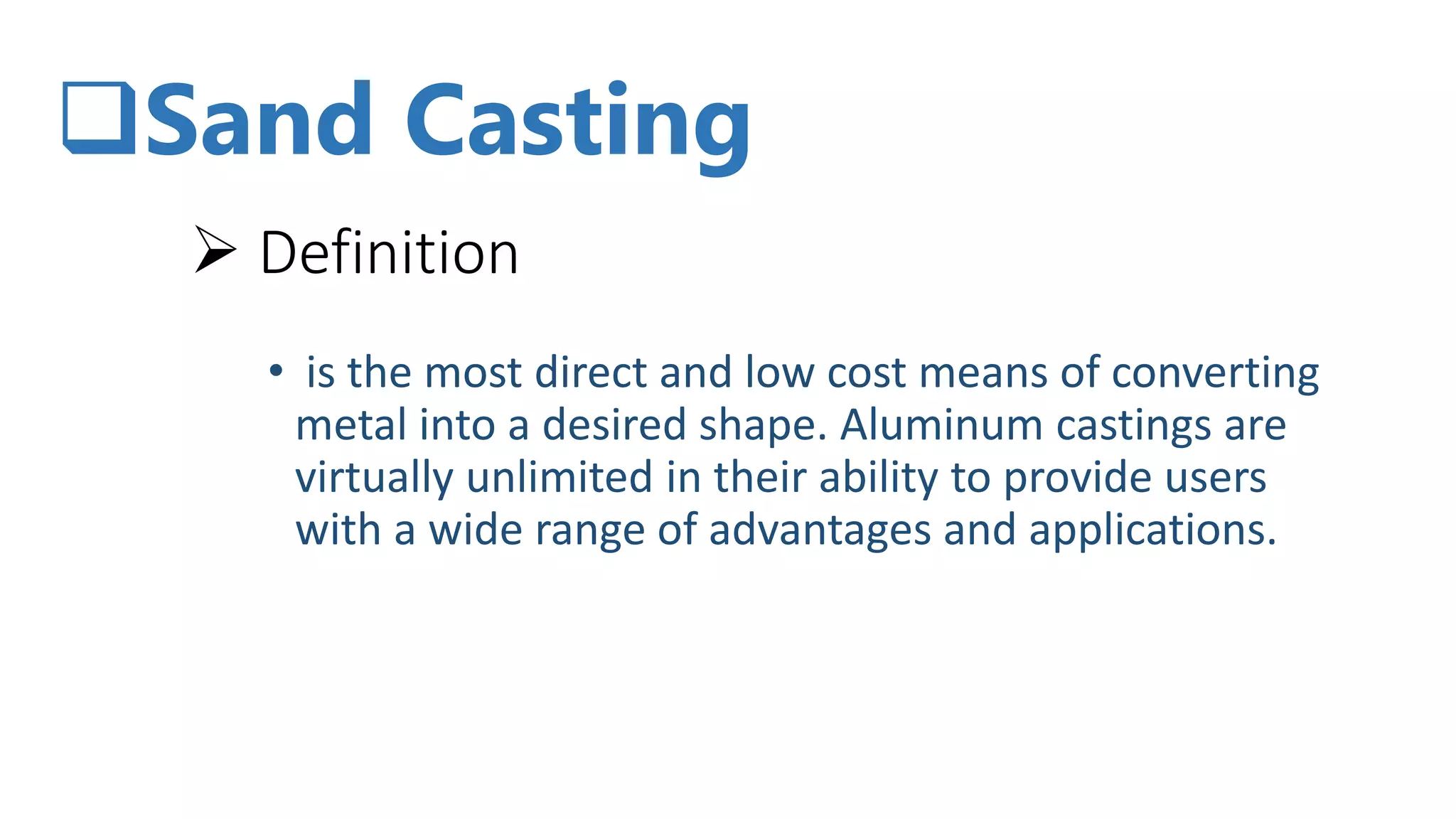 Casting processes of aluminum alloys | PDF