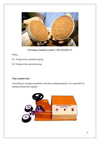 Casting process and moulding process file for trainning report complet ...