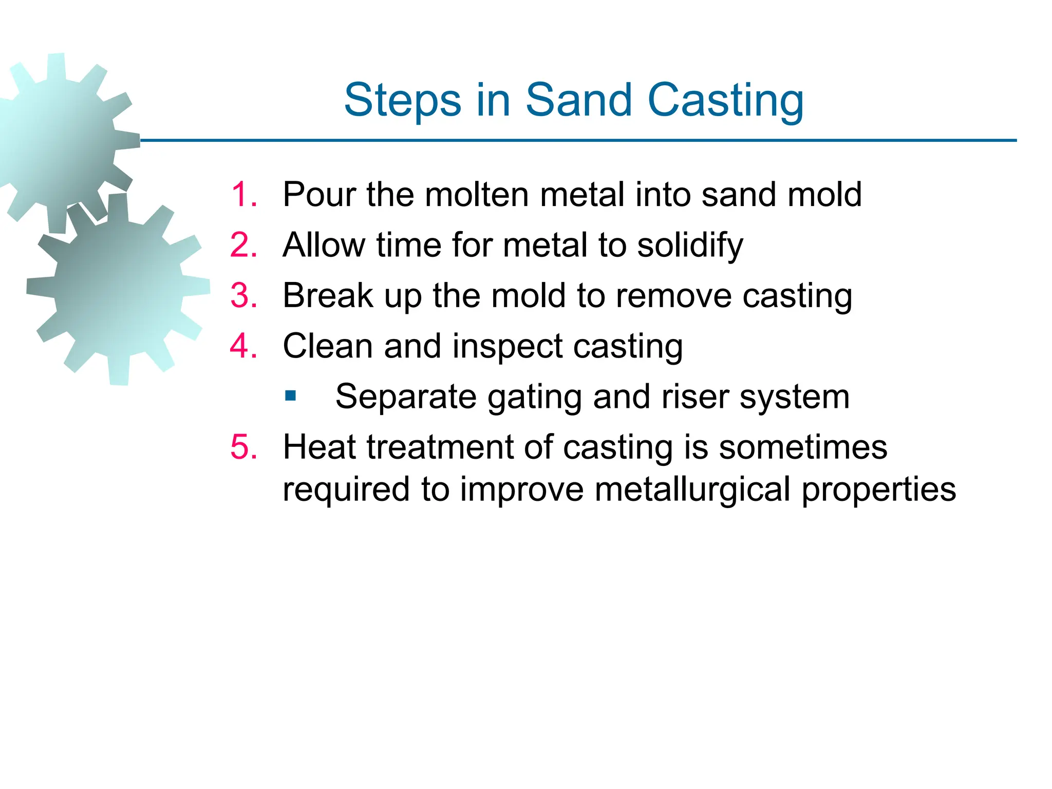 Introduction to Casting Processes in Manufacturing | PPT