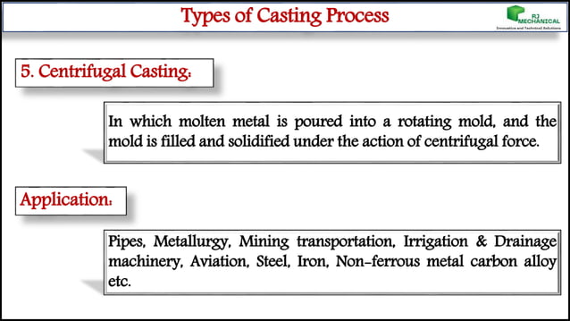 Casting process, Casting Defects, and Mechanical Properties. Mechanical ...
