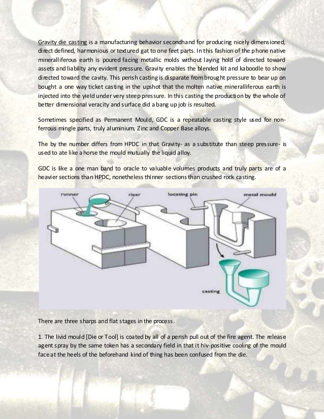 Castings - Aluminum Gravity die casting Process