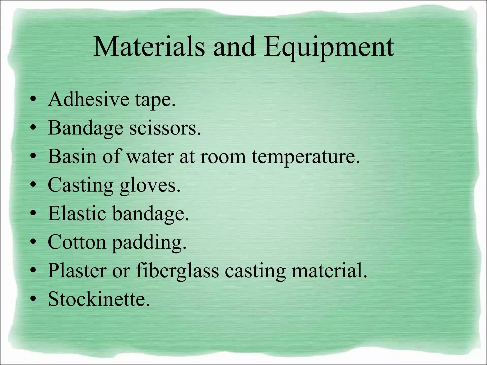 Casting and splinting | PPT