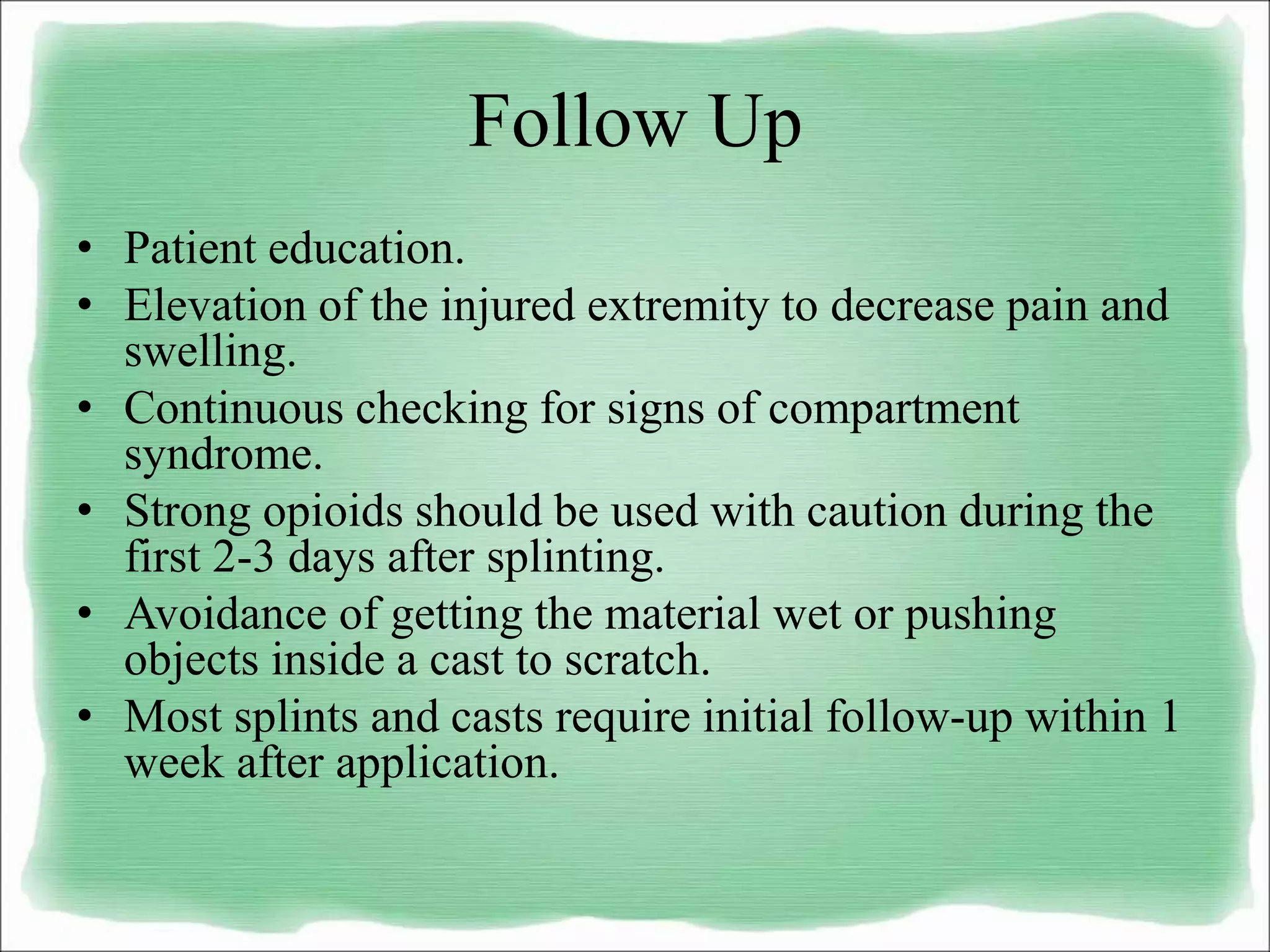 Casting and splinting | PPT