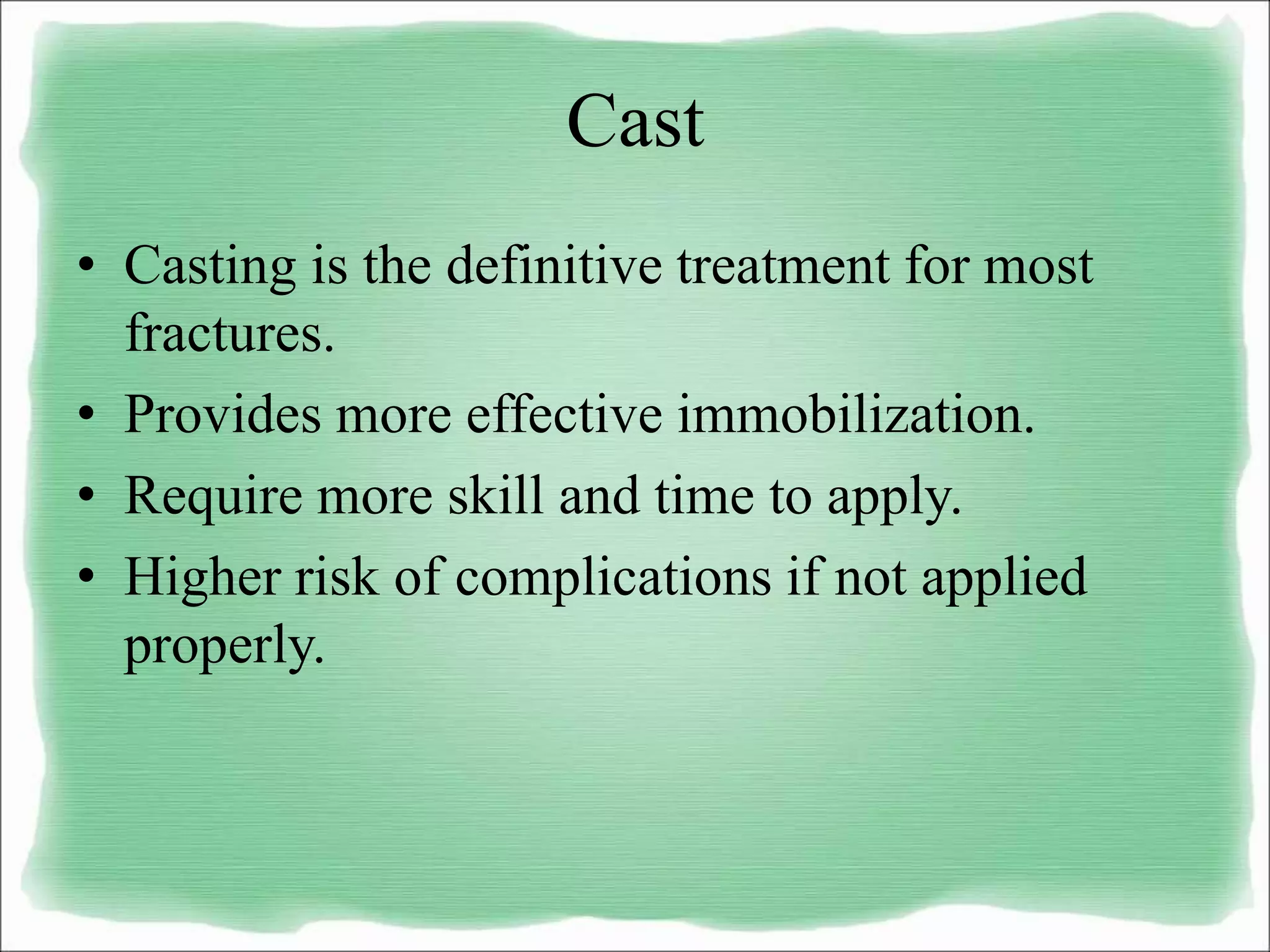 Casting and splinting | PPT