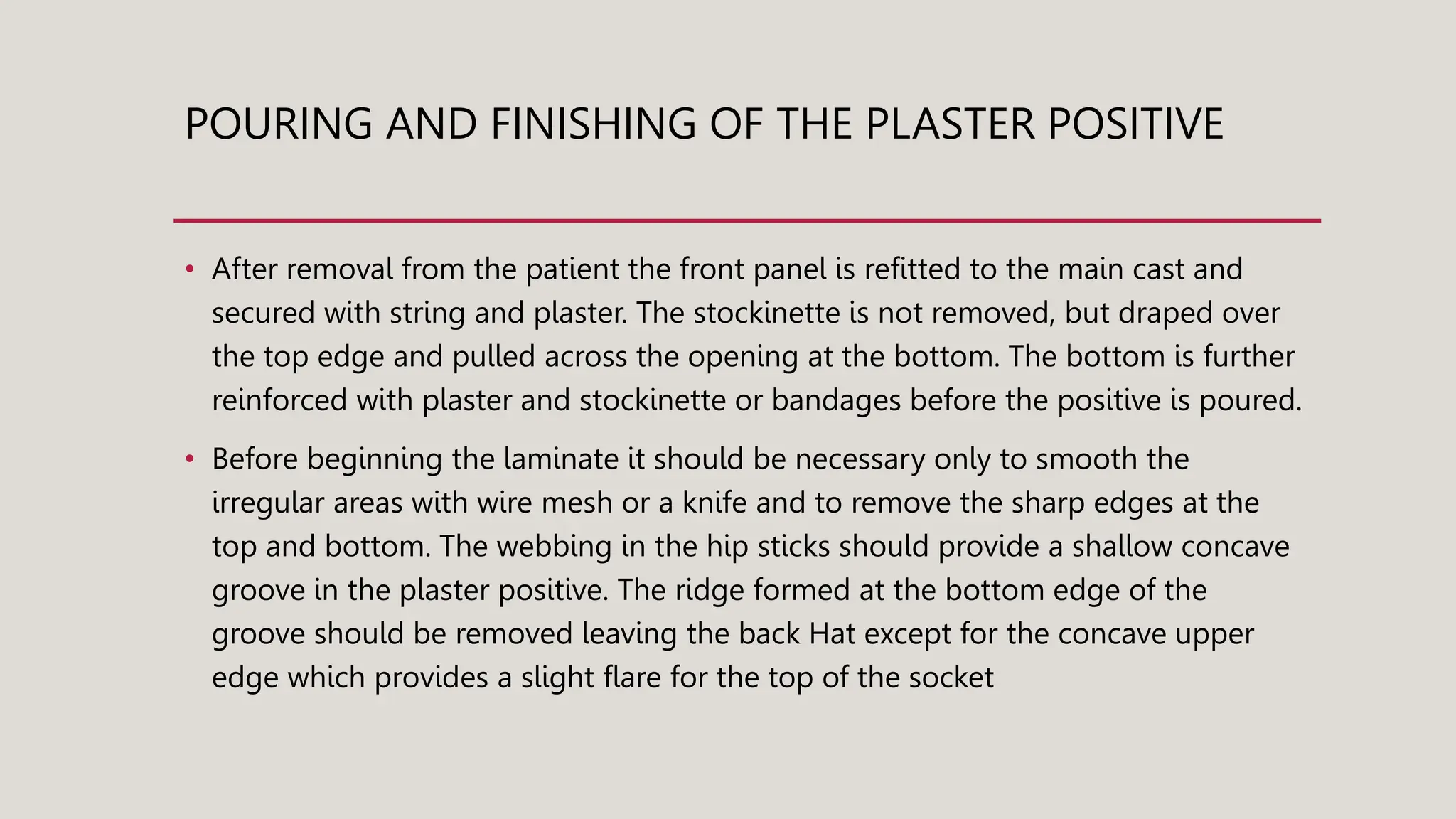 Casting Technique and Modification process of Hip Disarticulation.pptx
