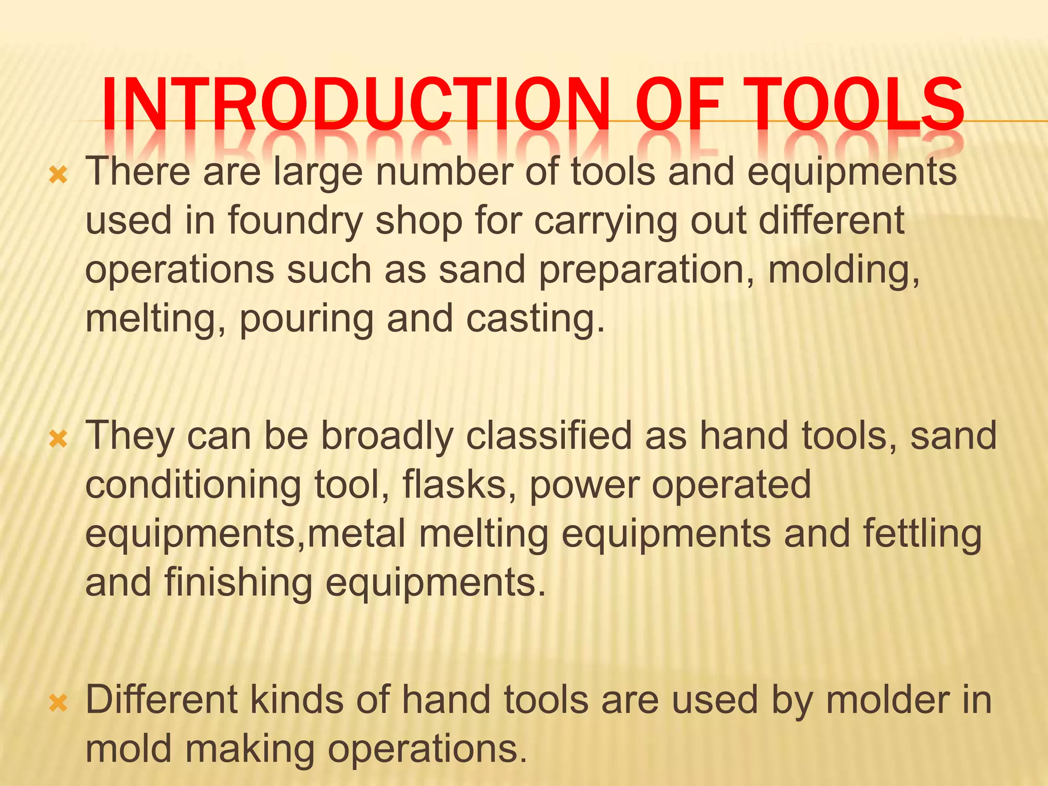 Casting tool | PDF