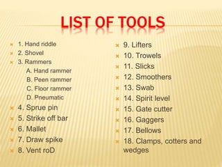 Casting tool | PDF