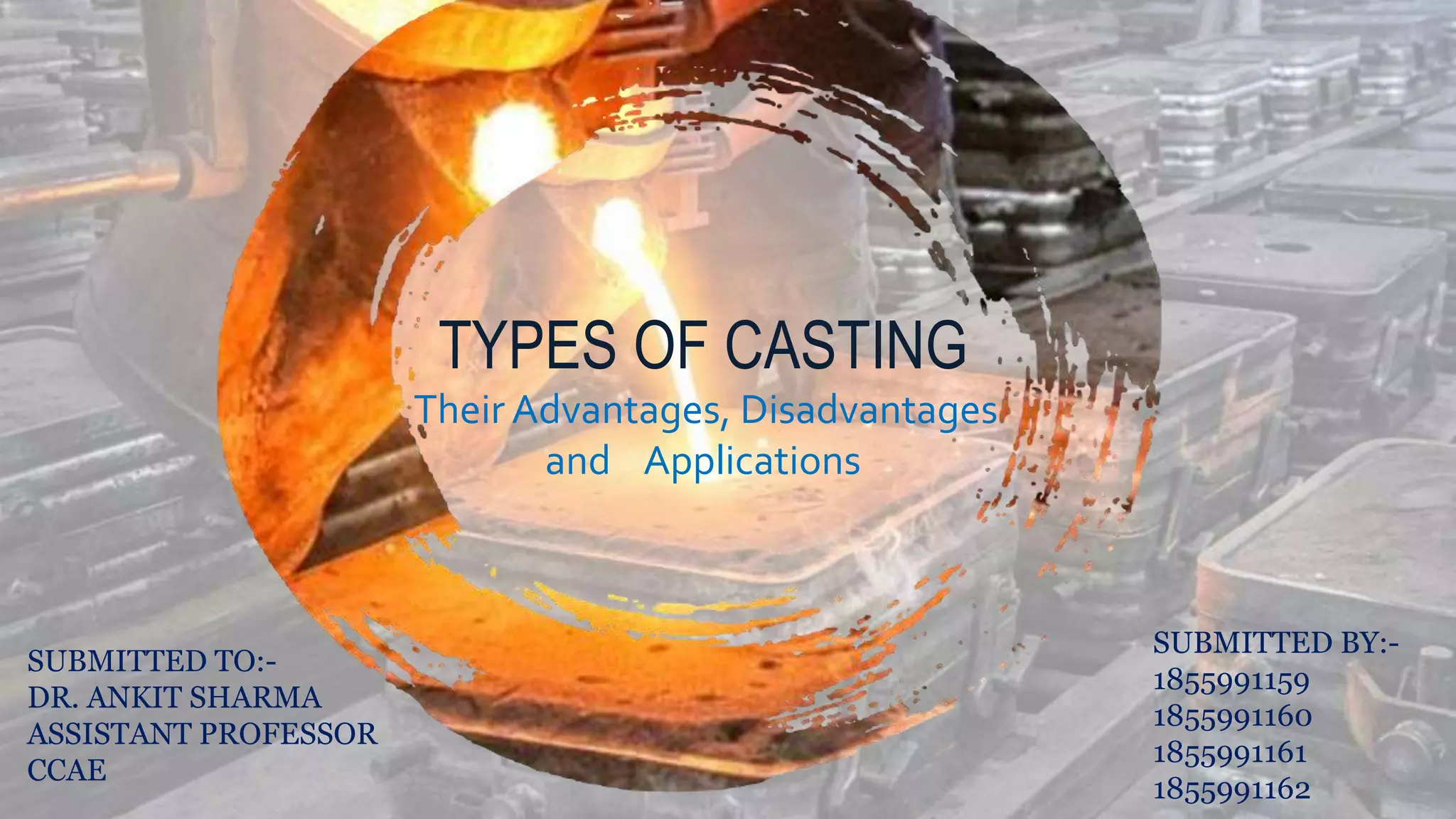 Types of Casting Process | PPTX