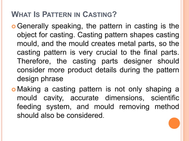 Casting Unit I.pptx