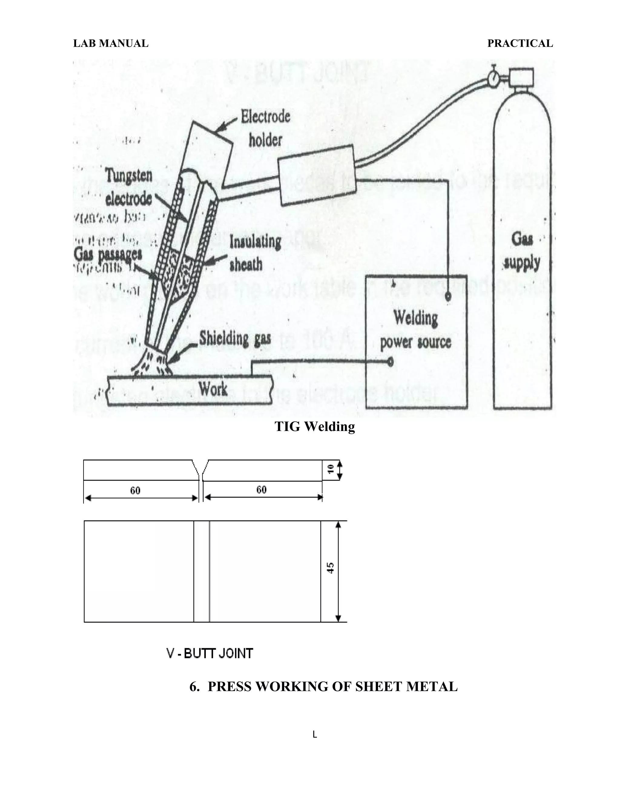Casting,welding and metal forming lab manual | PDF