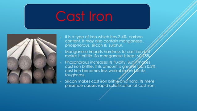 Cast iron | PPT
