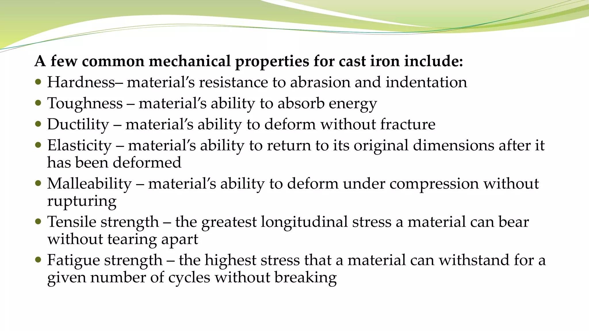 Cast iron | PPTX