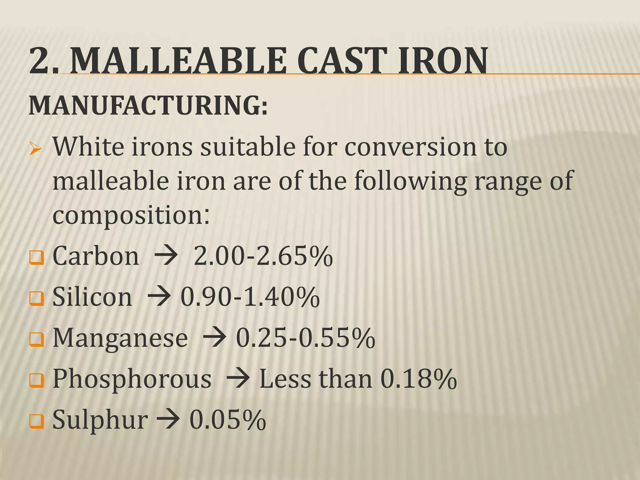 Cast iron its types , properties and its applications.... | PPTX