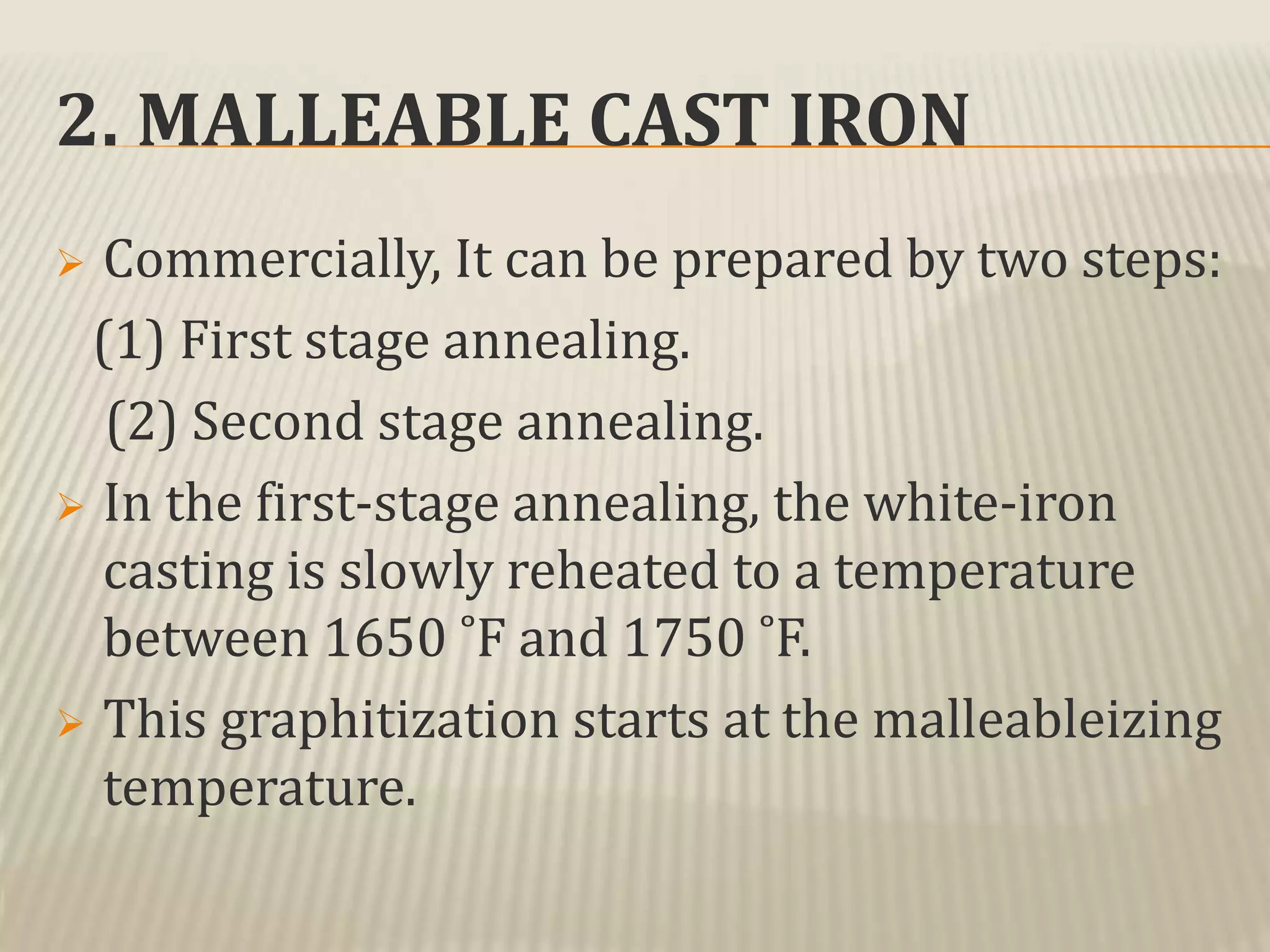 Cast iron its types , properties and its applications.... | PPTX