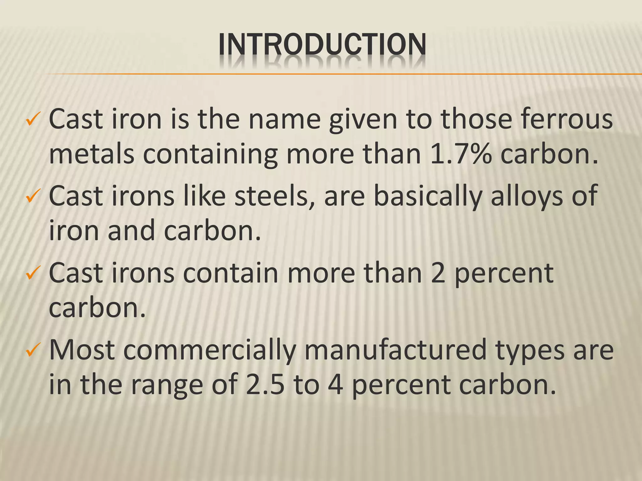 Cast iron its types , properties and its applications.... | PPTX