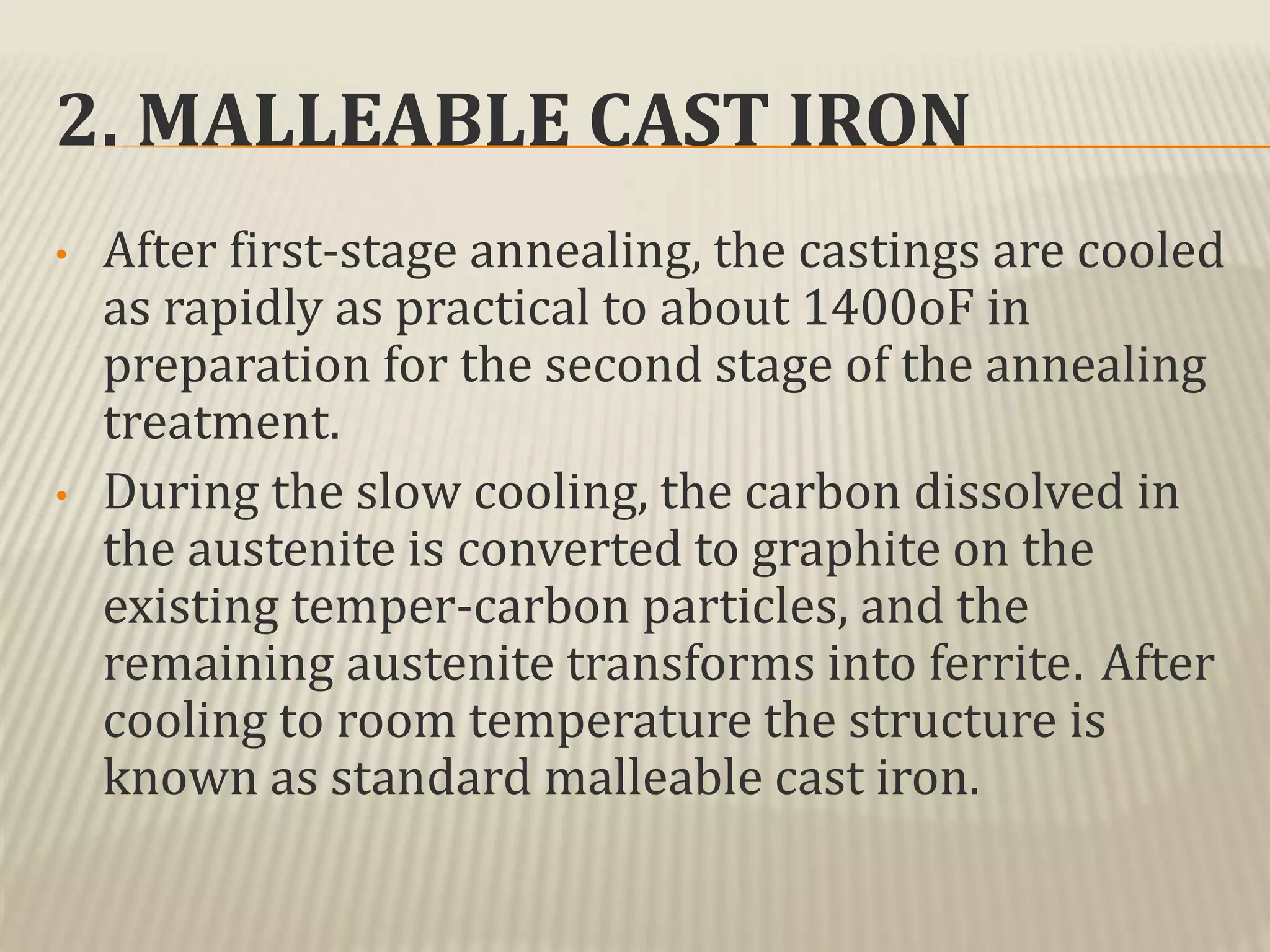 Cast iron its types , properties and its applications.... | PPTX
