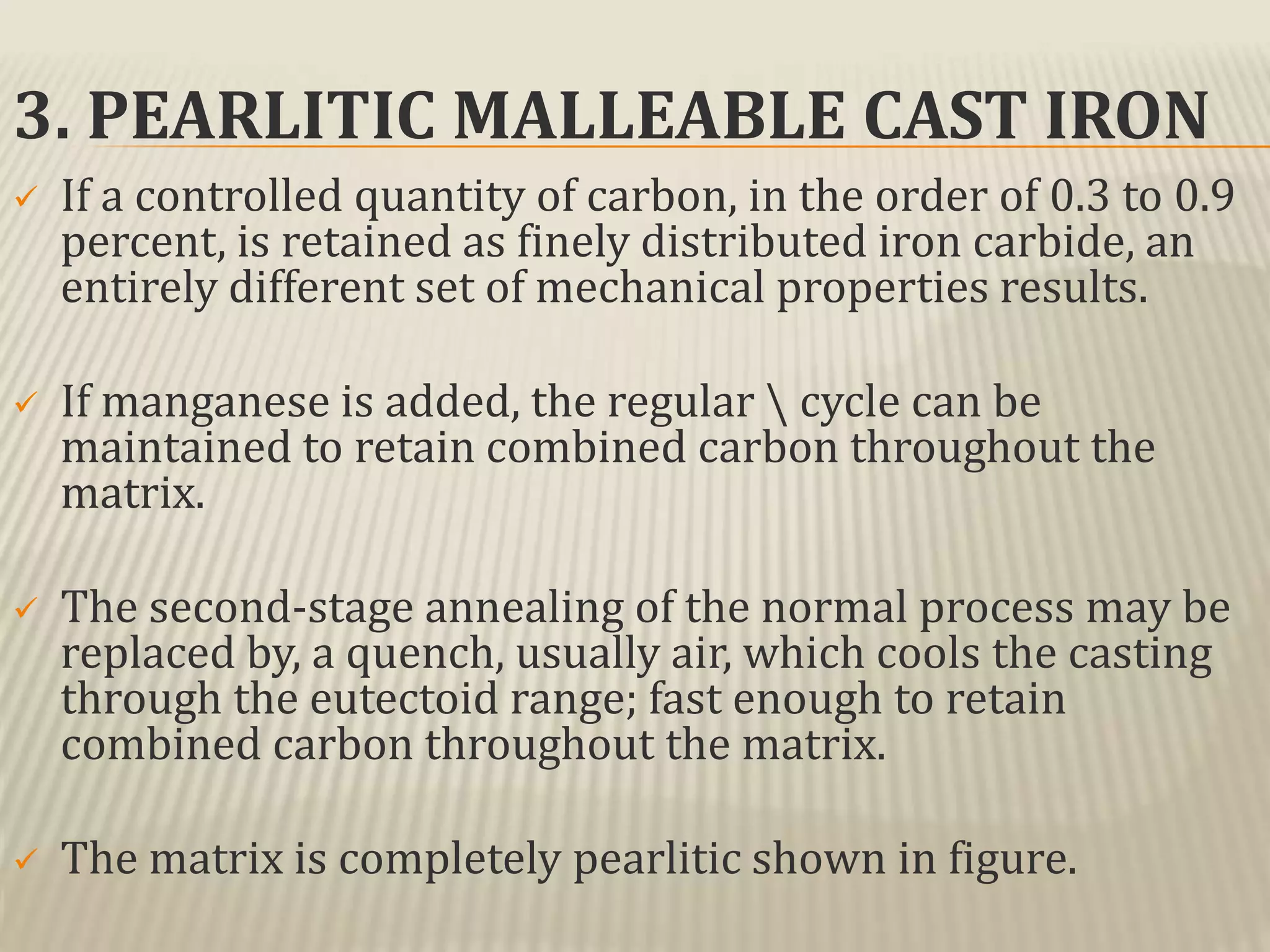 Cast iron its types , properties and its applications.... | PPTX