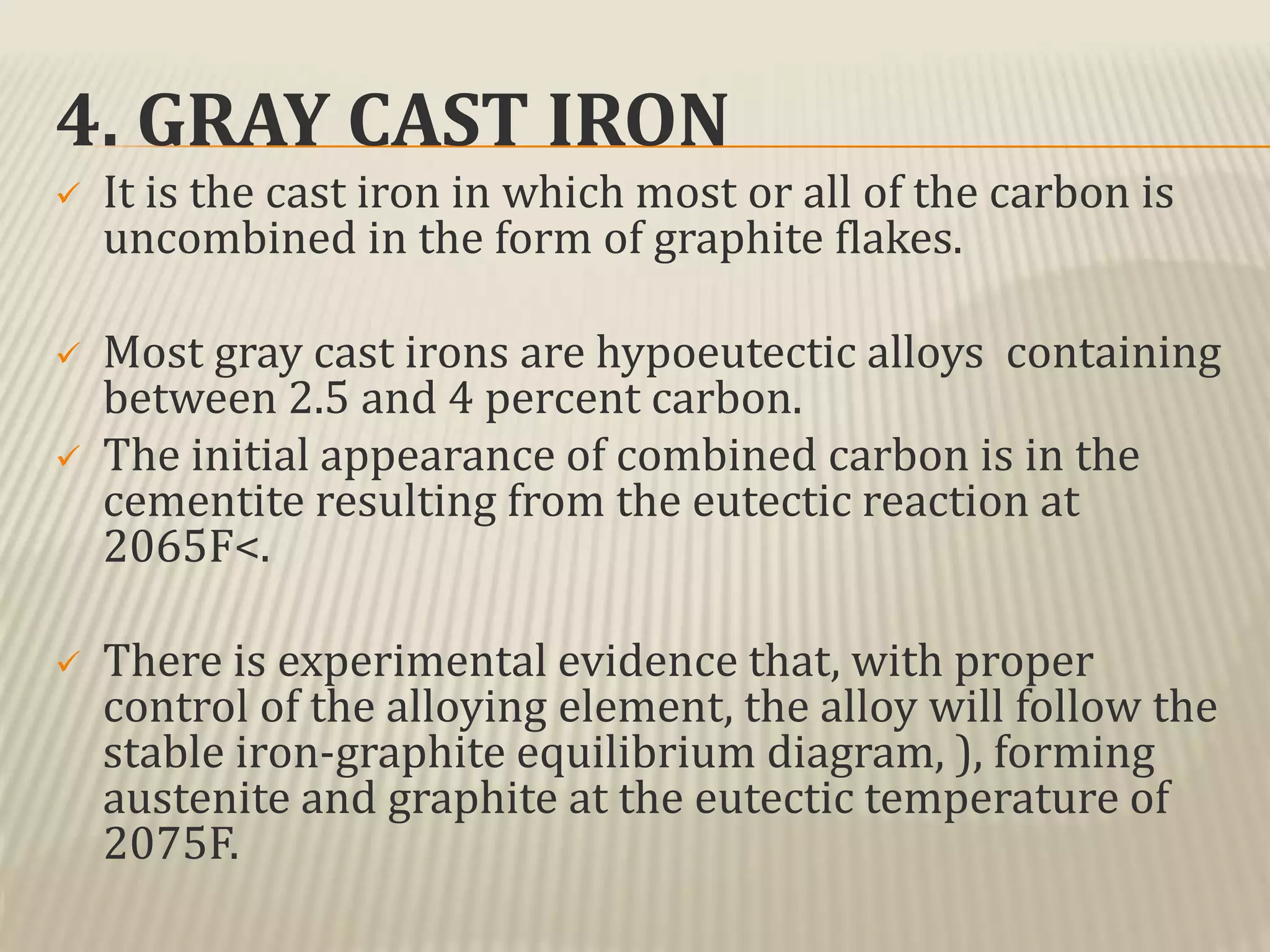 Cast iron its types , properties and its applications.... | PPTX