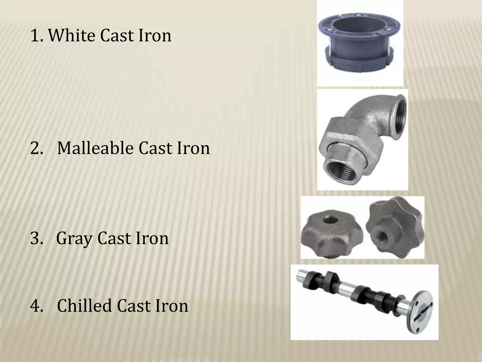Cast iron its types , properties and its applications.... | PPTX