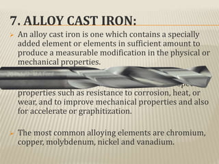Alloy Cast Iron