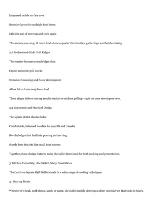 CAST IRON SQUARE GRILL SKILLET A MODERN CLASSIC FOR GLOBAL KITCHENS.docx