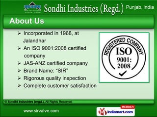 Cast Iron Valve by SIR Valves, Jalandhar | PPSX