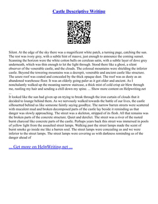 Castle Descriptive Writing | PDF