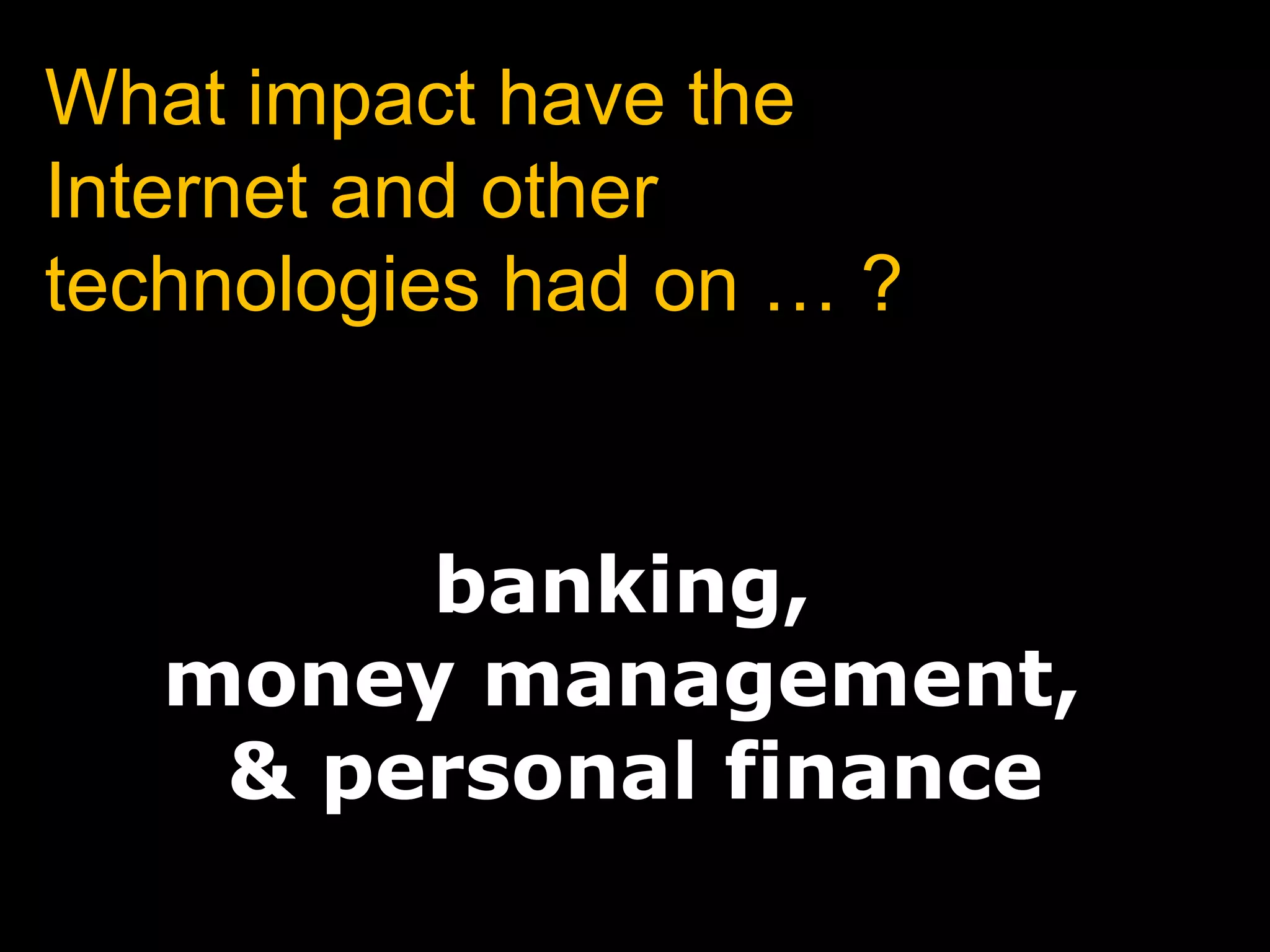 Digital Technology Impact Slides | PPT