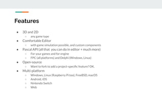 Castle Game Engine: intro, web, IFC, 3D scanning, mORMot | PDF