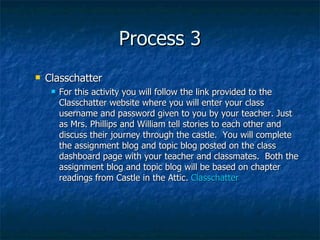 Castle in the attic webquest | PPT