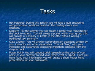 Castle in the attic webquest | PPT