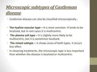 Castleman Disease | PPTX